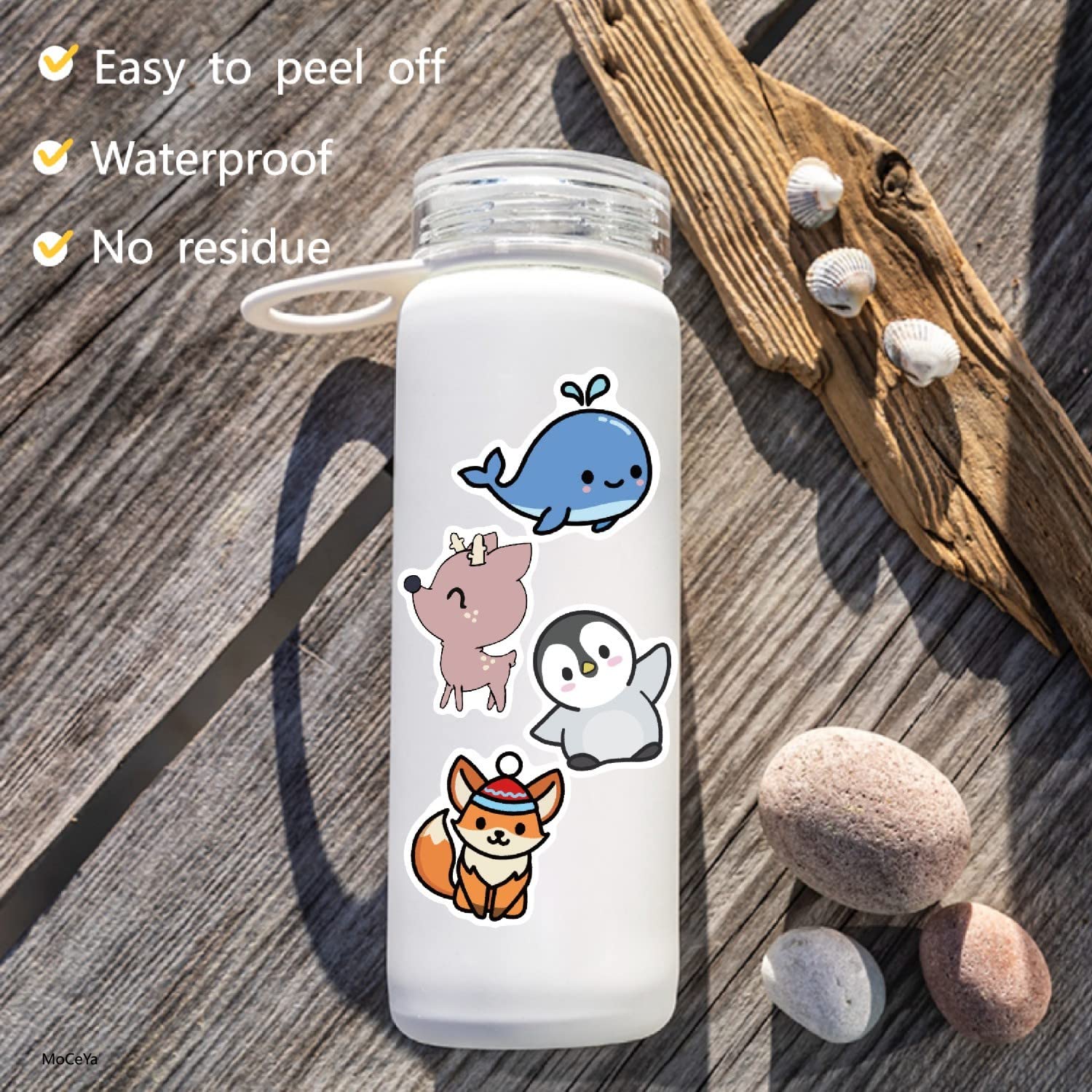 Mua MoCeYa Animal Stickers for Kids - Waterproof Stickers for Laptop ...