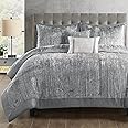 Amazon.com: Madison Park Queen Comforter Set, Luxe Velvet, Satin Binding Comforter for a Queen ...