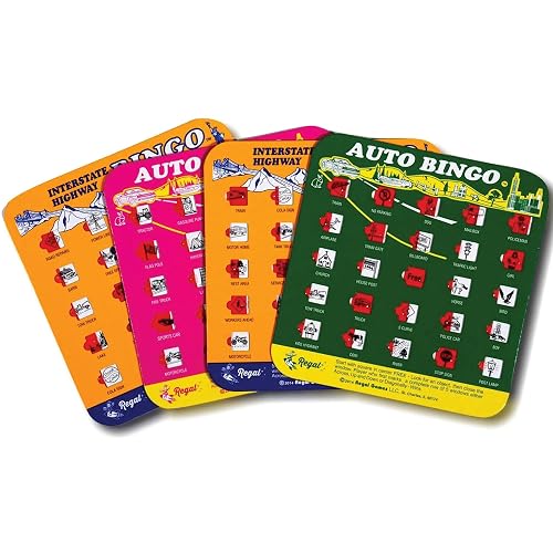 Regal Games Finger-Tip Shutter Bingo Cards with Sliding Windows ...
