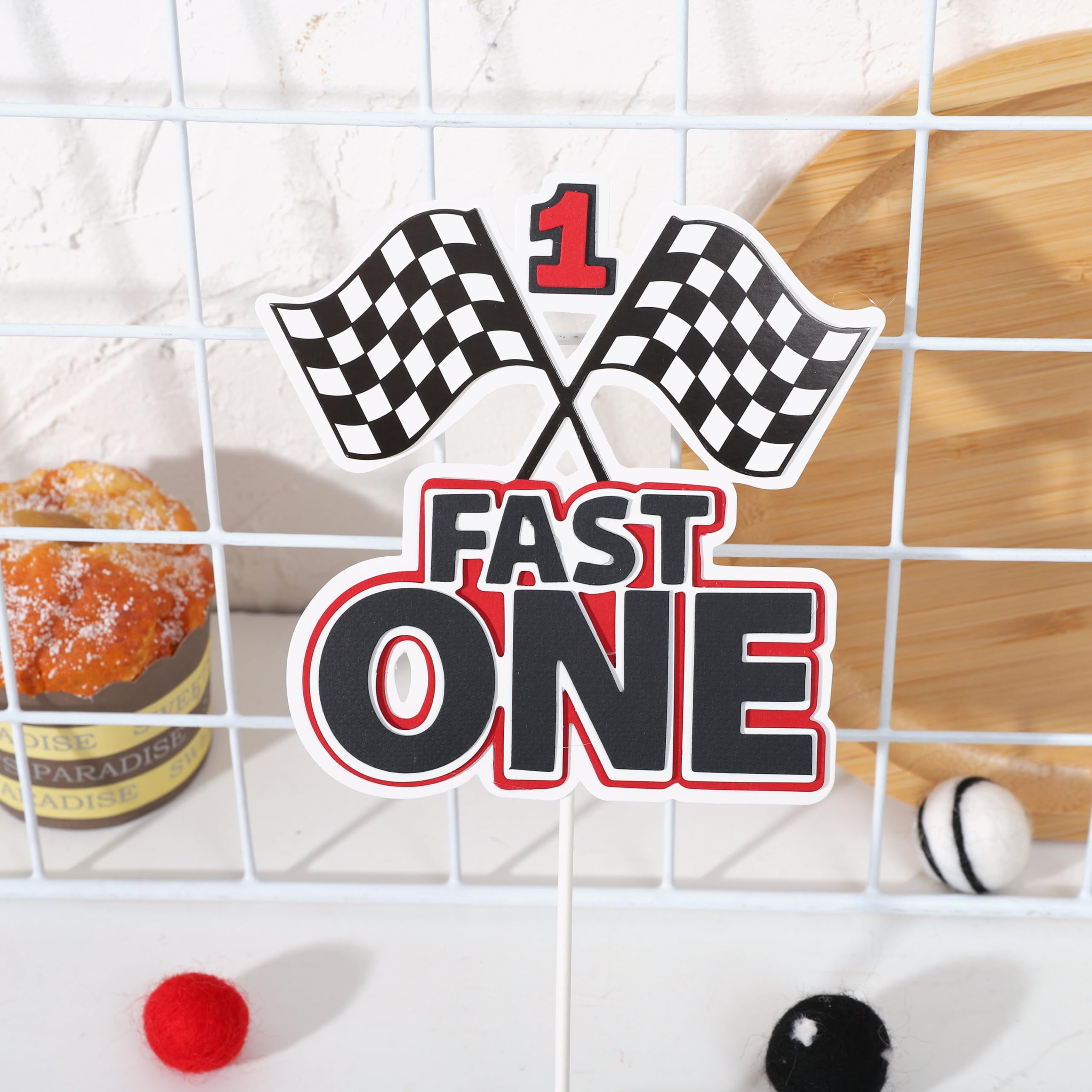Mua Fast One Birthday Cake Topper - Fast One Birthday Decorations,Race ...