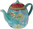 Certified International 22457 Tunisian Sunset Teapot, 40-Ounce ...