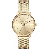 Amazon.com: Michael Kors Pyper Three-Hand Rose Gold-Tone Stainless ...