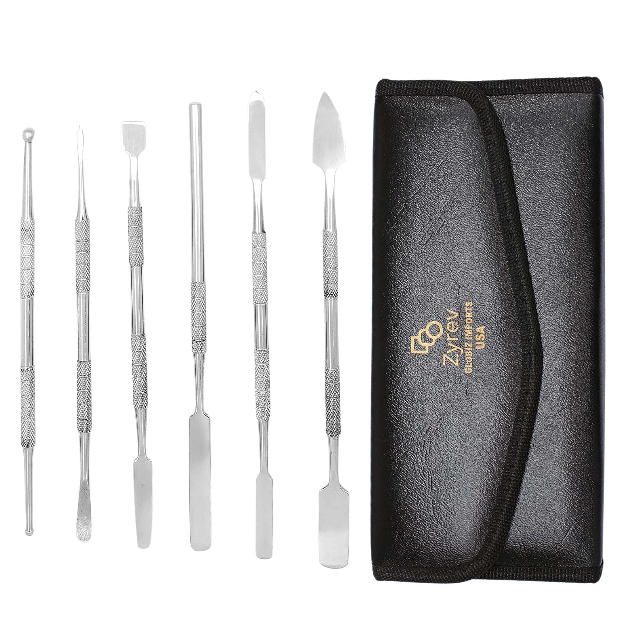 Mua Zyrev 6-Piece Double Ended Stainless Steel Wax and Clay Sculpting Tool Set - Good for Wax ...