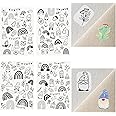 Amazon.com: 133 Pcs Stick and Stitch Embroidery Stabilizer Water ...