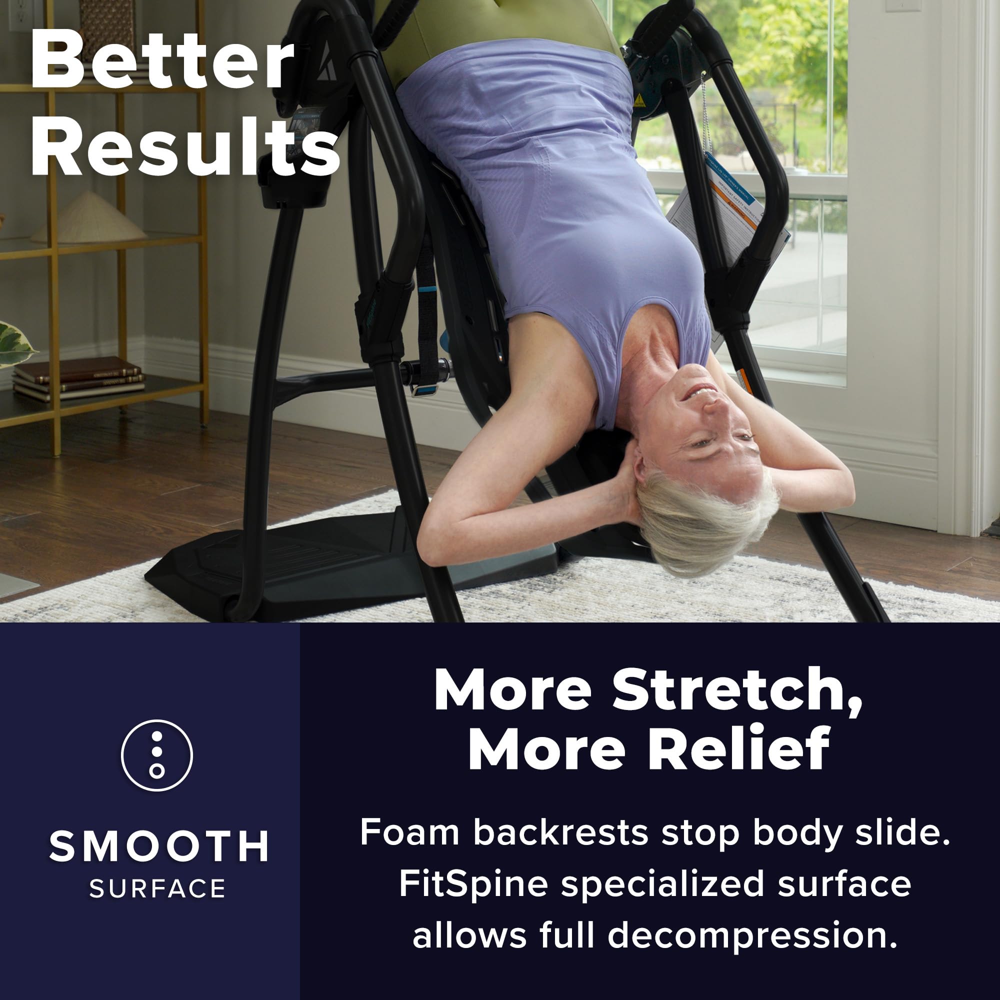 Mua FitSpine LX9 Inversion Table, Deluxe Easy-to-Reach Ankle Lock, Back ...