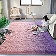 Amazon.com: DweIke Shag Area Rug, 5x8 Ft Light Purple Pink Rug Indoor Ultra Soft Plush Carpets ...