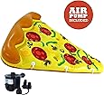 Amazon.com: Luxury Inflatable Pizza Pool Float - Includes Pump - Giant ...