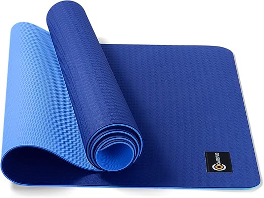 Cambivo Extra Wide Yoga Mat (73" x 32" x 6mm), Non Slip Workout Mat Eco ...