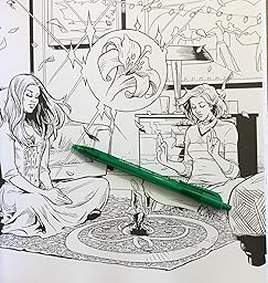 Amazon.com: Buffy the Vampire Slayer Adult Coloring Book (9781506702537 ...