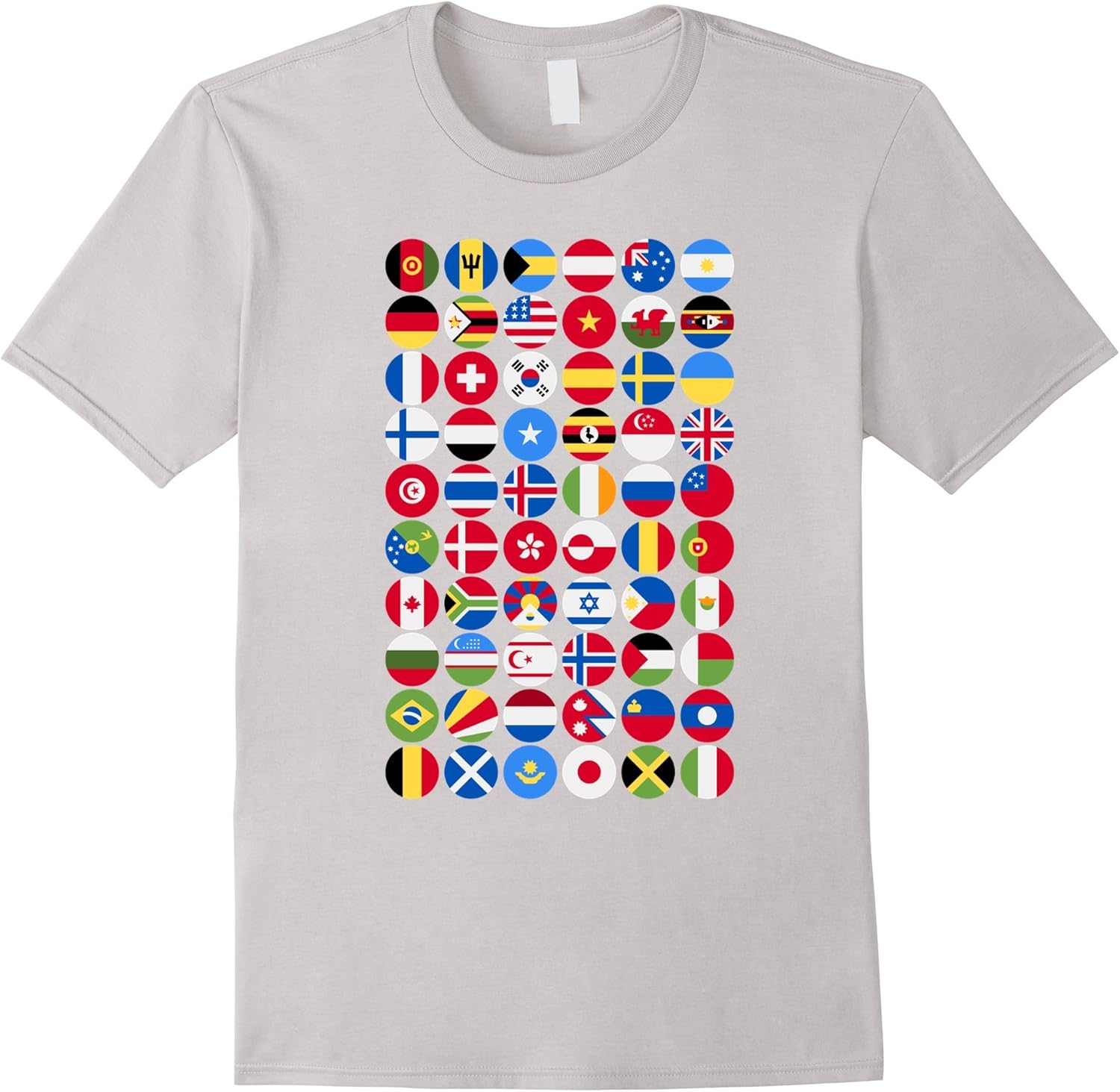 Amazon.com: International World Flags T-shirt, perfect for travelling ...