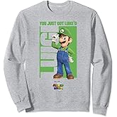 Amazon.com: The Super Mario Bros. Movie Luigi You Just Got Luigi'd Logo ...