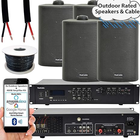 400W POWERFUL Outdoor Bluetooth Sound System | 2 Channel Mixer ...
