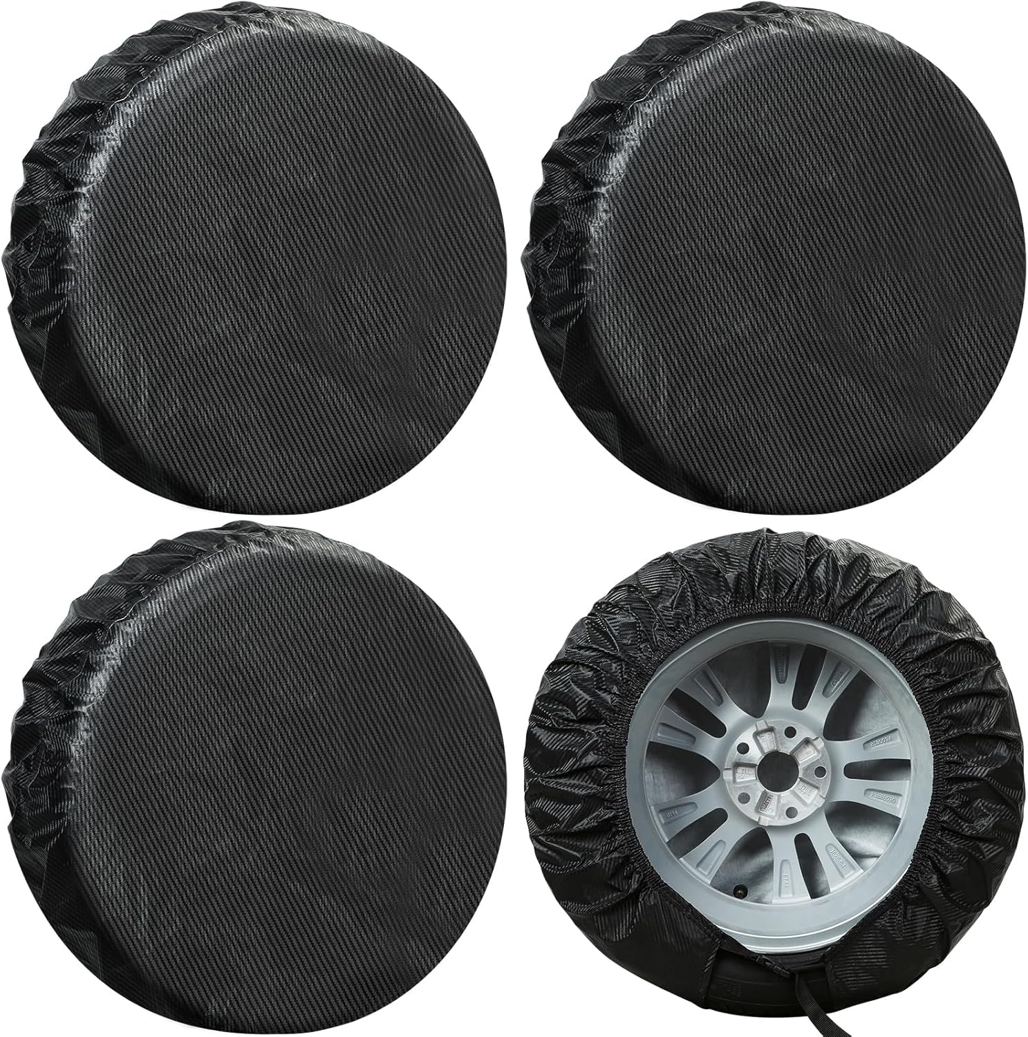 Season Guard Tire Covers 4 Pack, Tire Wheel Protector for Truck, SUV ...