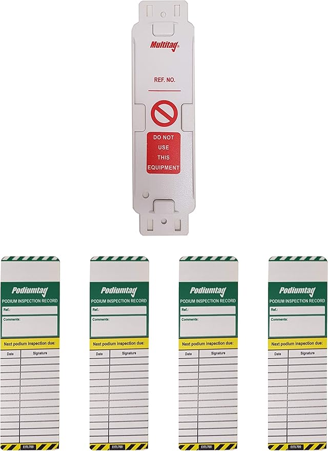 Podium Tag Individual User Set x1 Holder & x4 Inserts: Amazon.co.uk ...