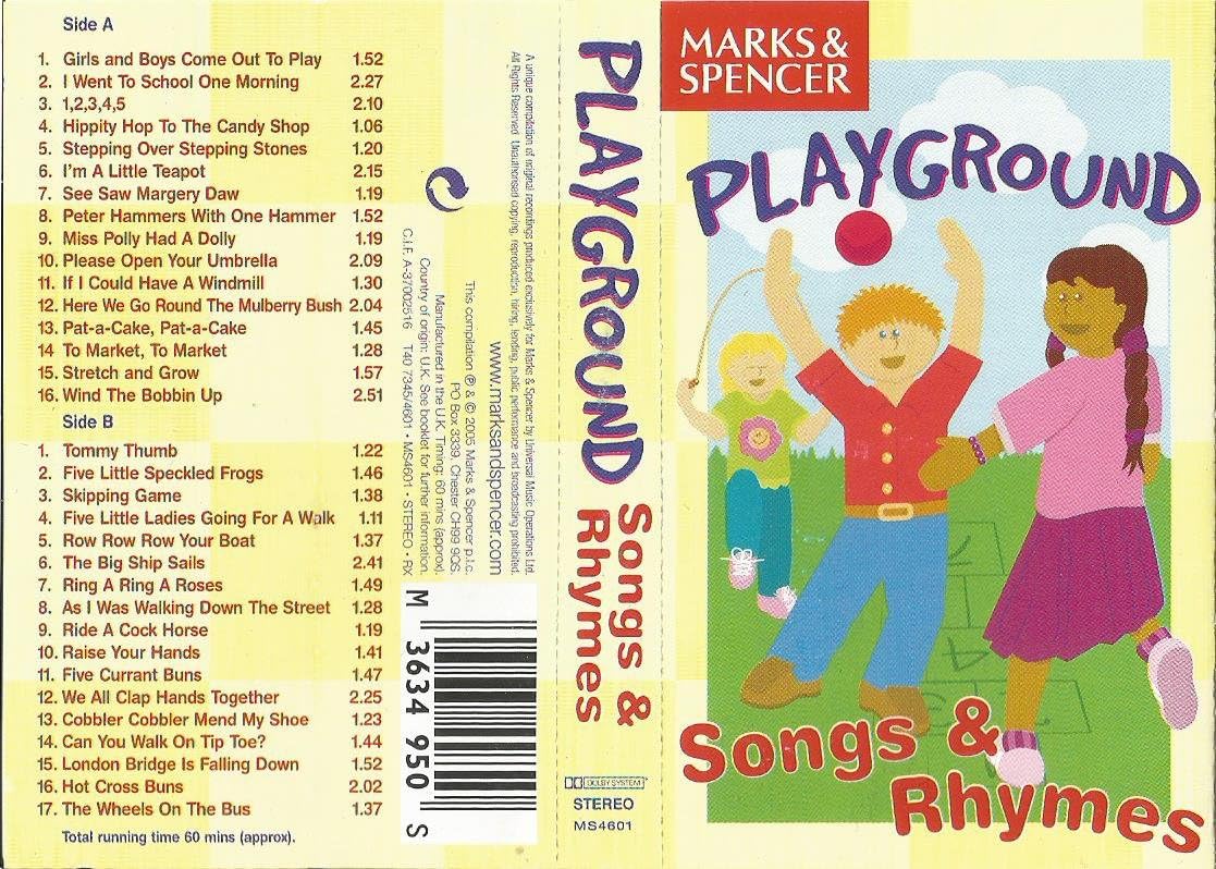 Playground Songs & Rhymes [CASSETTE]: Amazon.co.uk: CDs & Vinyl