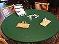 Amazon.com: WalterDrake Felt Game Tablecover Round : Toys & Games
