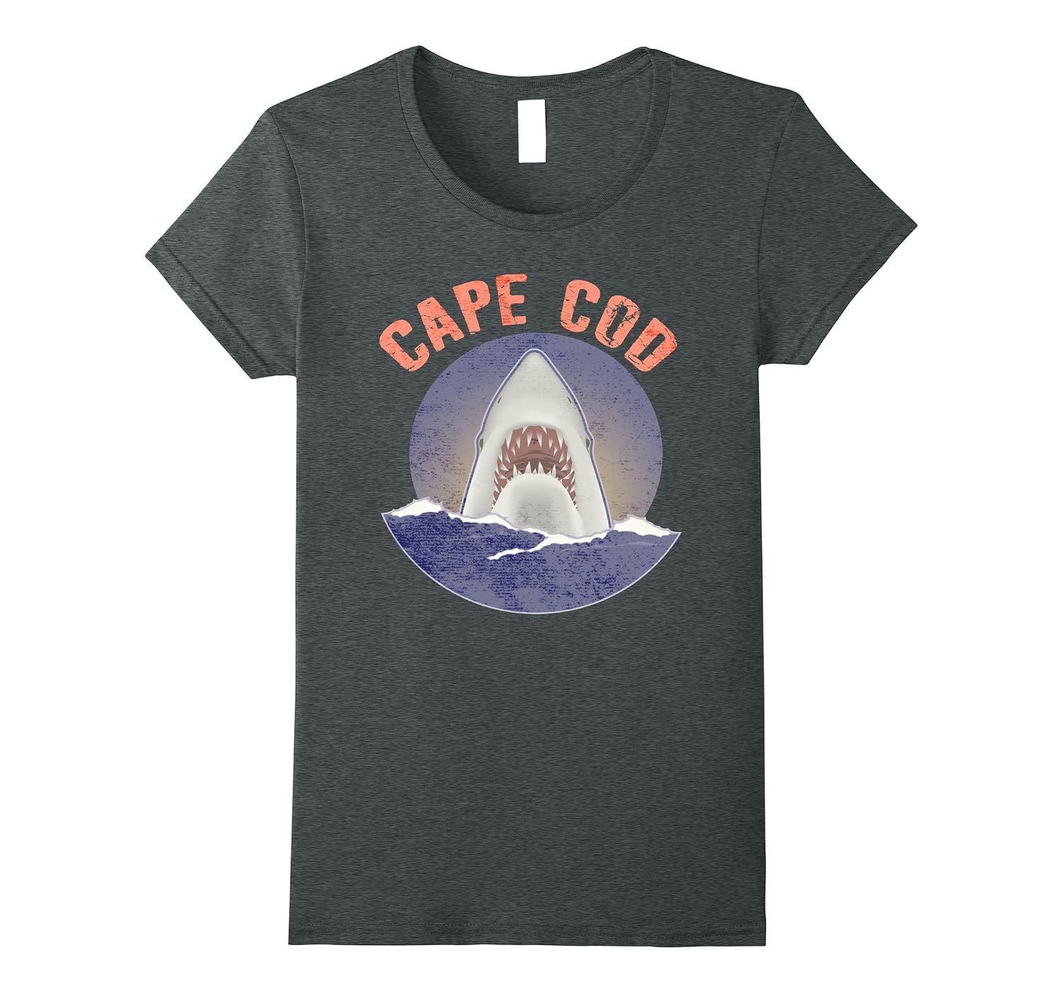 Cape Cod Great White Shark Souvenir Grunge Distressed