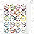 Amazon.com: Estune 540 Pcs Spanish Confetti Stickers for Kids Teachers ...