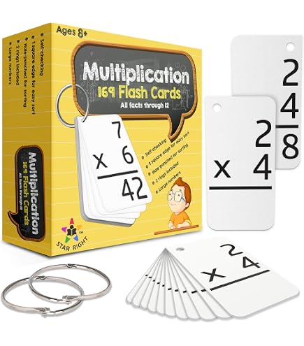 Multiplication And Division Flash Cards Division 0-12 Flash Cards - 91 ...