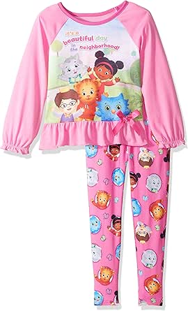 Amazon.com: Daniel Tiger Girls' Toddler 2 Piece Legging Sleepwear Set ...