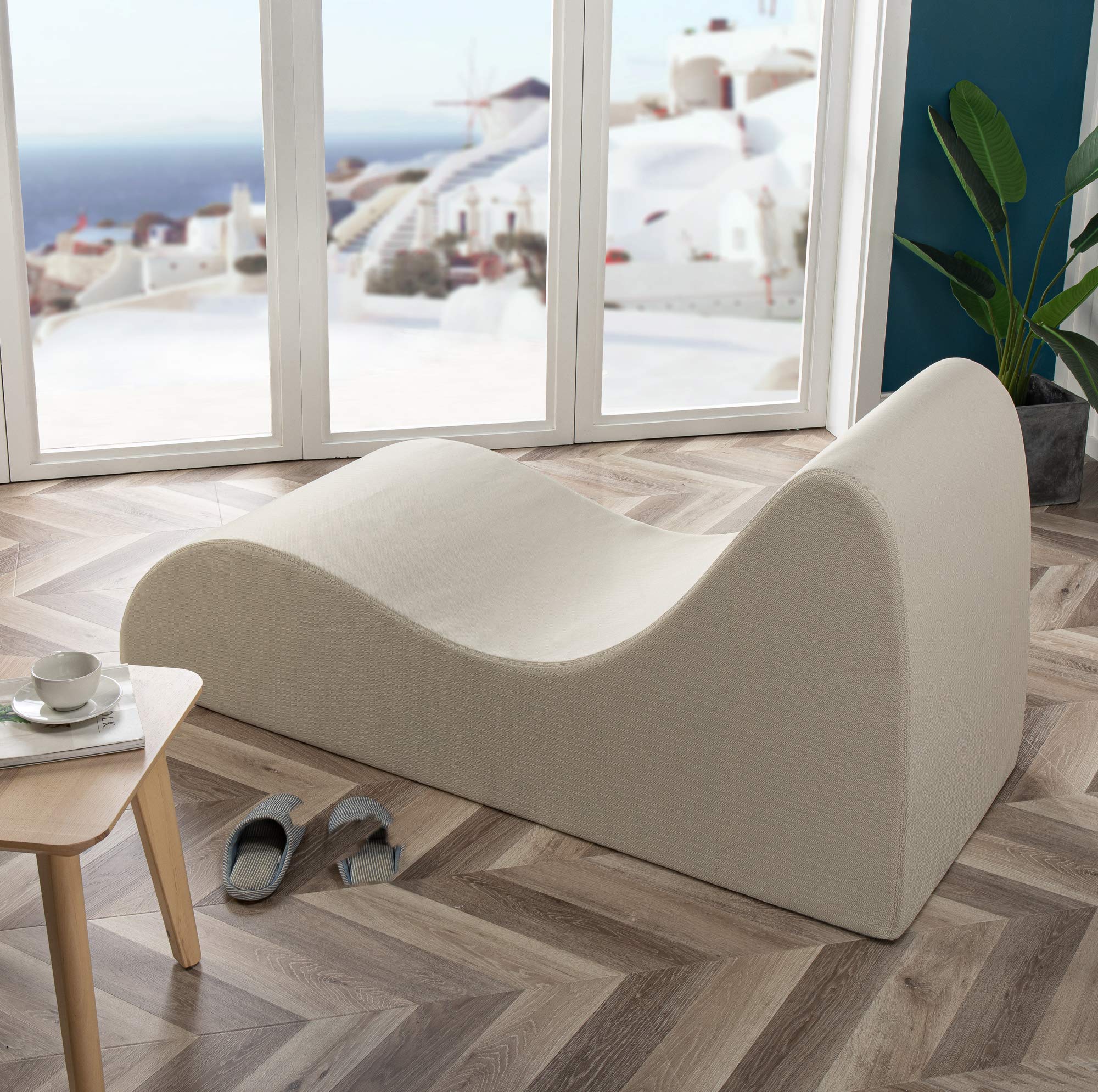 Mua ZINUS Vivon Beige Sofa Chair, Lounge Chair, Ottoman Chair, Foam ...