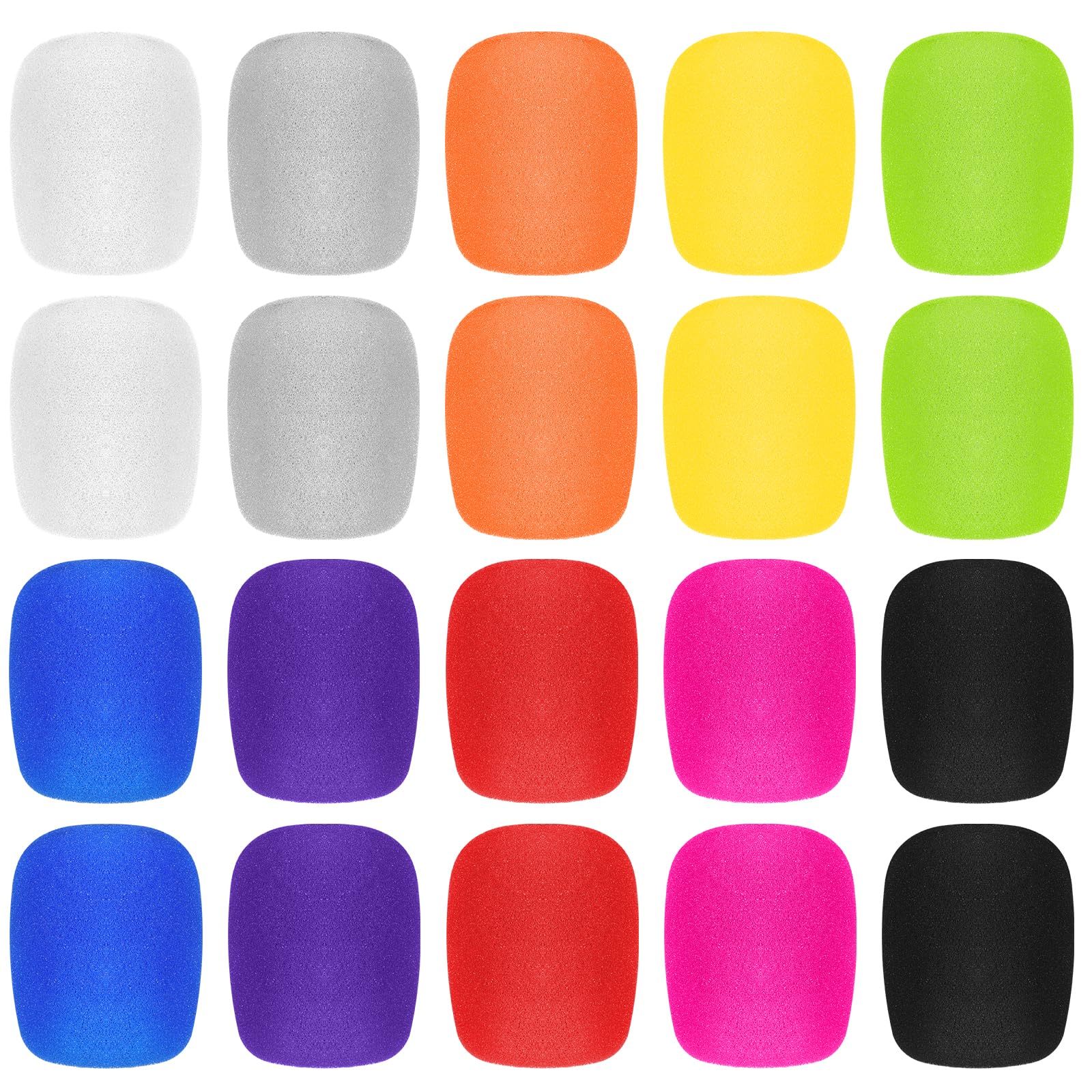 20PCS Microphone Covers Foam Thick Handheld Stage Mic Covers for ...