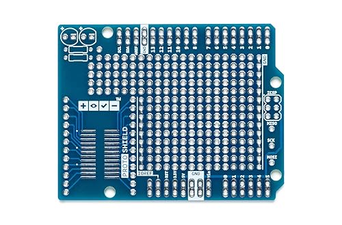 Arduino Proto Shield REV3 UNO Size [TSX00083] – Customizable Prototyping Shield for Arduino UNO ...