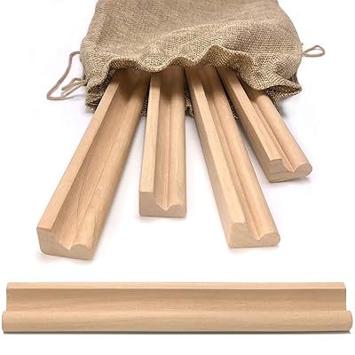 Buy Pure Ponta Scrabble Tile Holder Stand | 5 Pack Wooden Scrabble ...