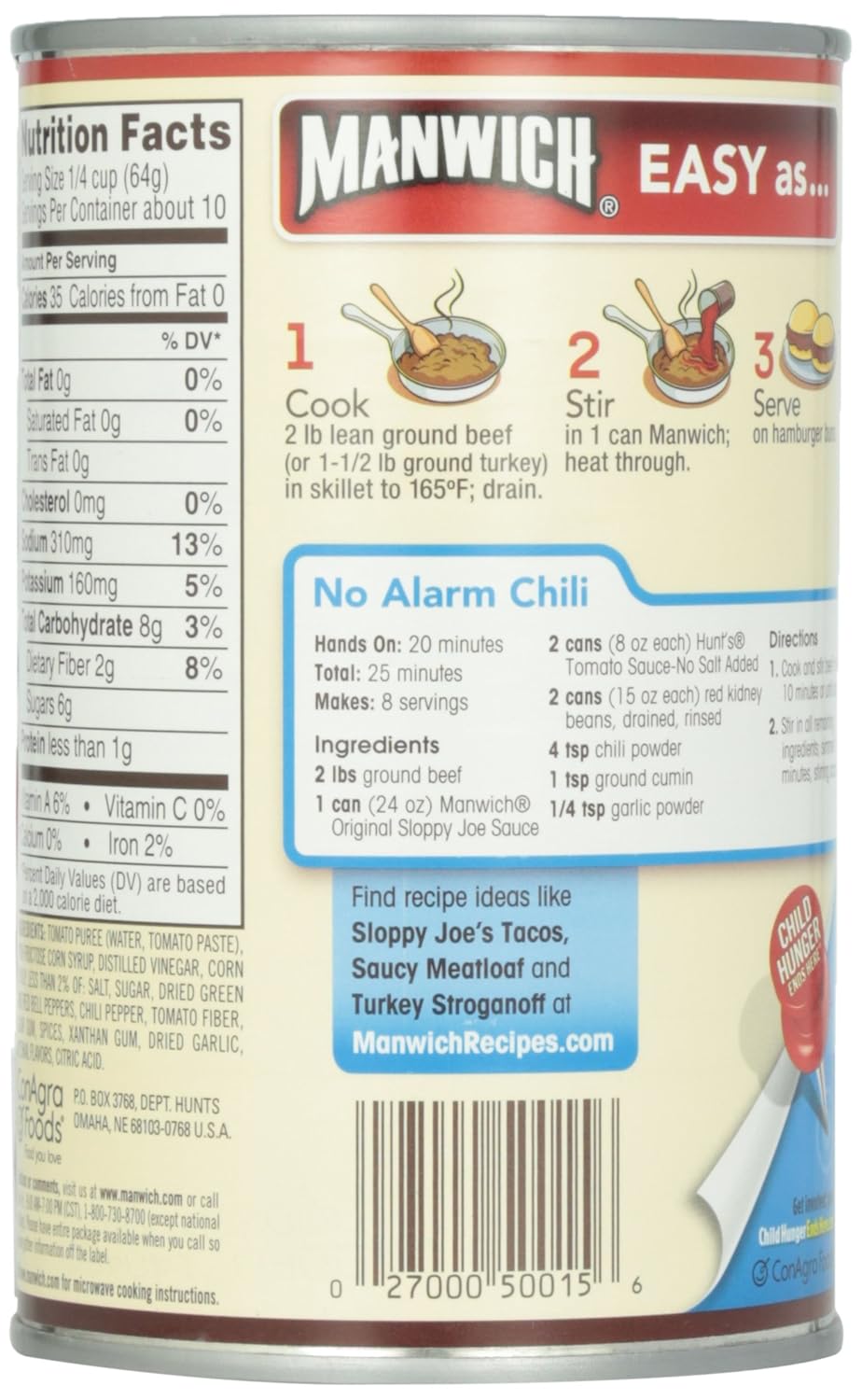 manwich instructions