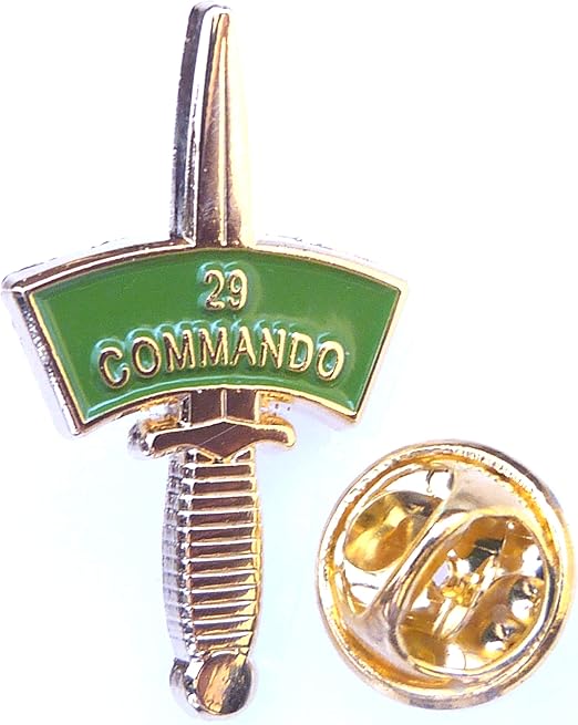 29 Commando Royal Artillery Dagger Lapel Pin Badge (Metal/Enamel ...