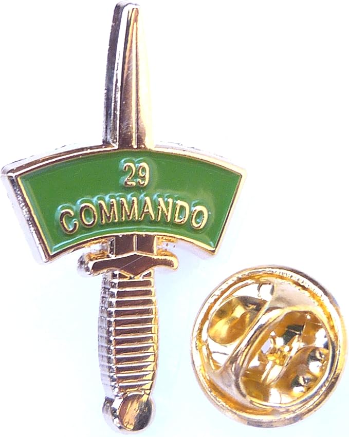 29 Commando Royal Artillery Dagger Lapel Pin Badge (Metal/Enamel ...