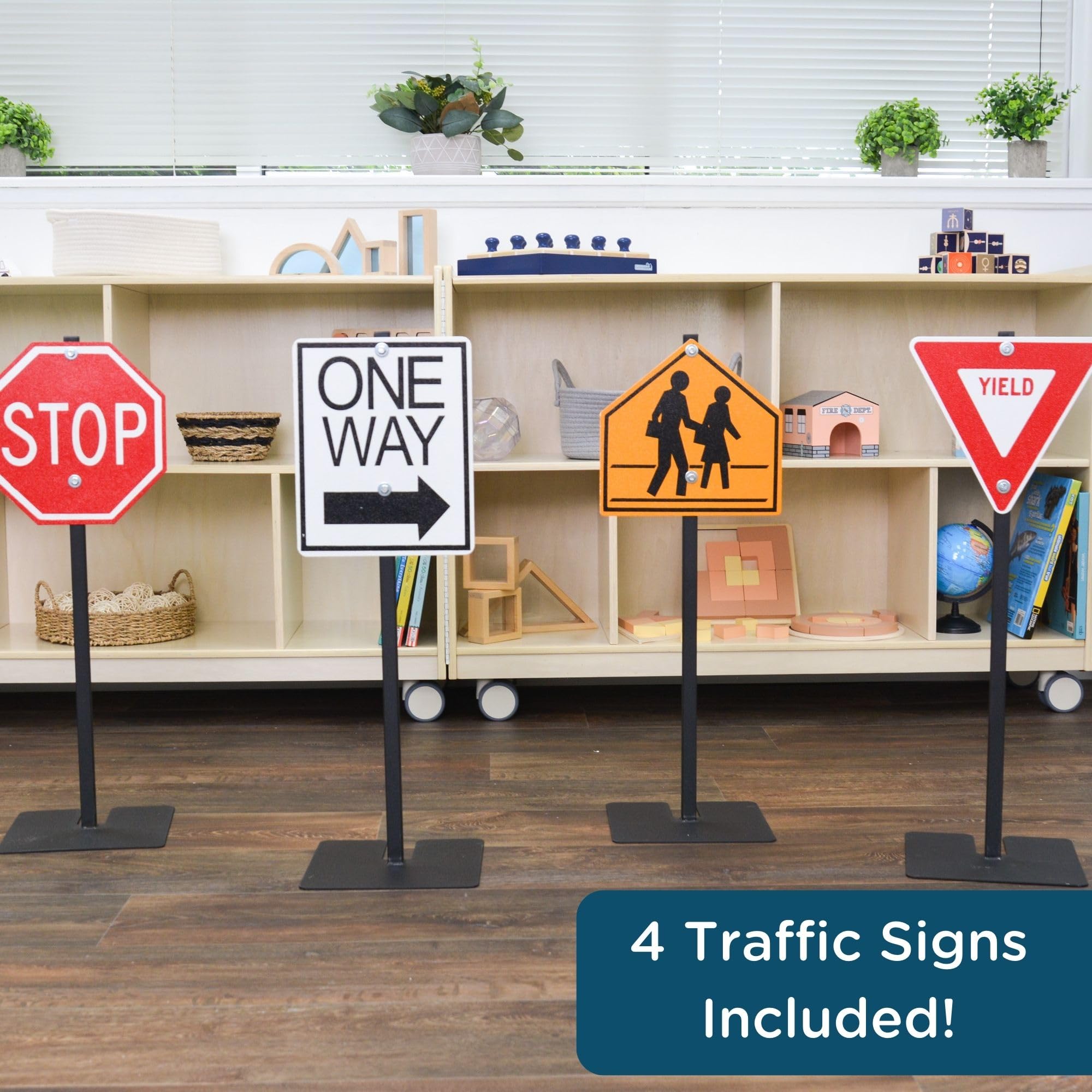 Mua Children’s Factory Traffic Signs Set of 4, Outdoor Play Equipment ...