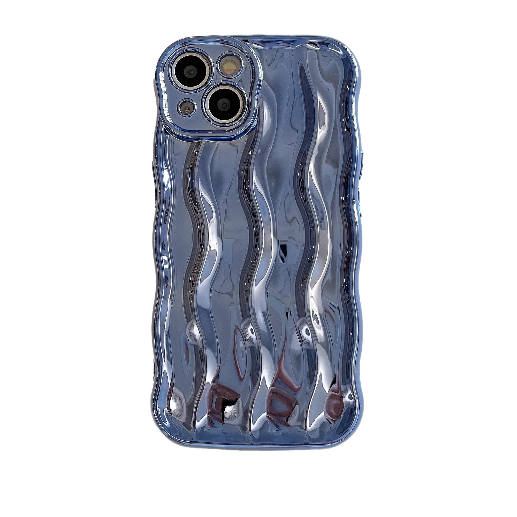 wahhle Water Ripple Pattern Curly Wave Frame Soft Cute Phone Case Cover ...