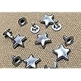 Amazon.com: 100pcs 11mm Silver Star Rivets Studs Nailhead Rock Biker ...