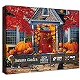 Amazon.com: Thanksgiving Garden Puzzle Pumpkin Puzzles for Adults 1000 ...