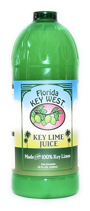 100% Authentic Key Lime Juice - 32oz by Florida Key West: Amazon.co.uk ...
