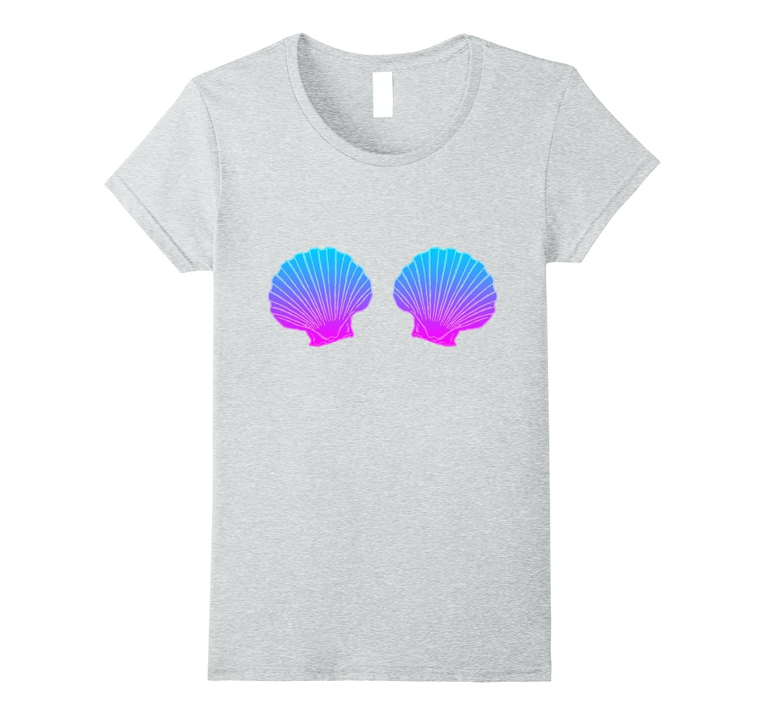 Mermaid Sea Shell Bra Swimsuit Top T-Shirt-4LVS – 4loveshirt