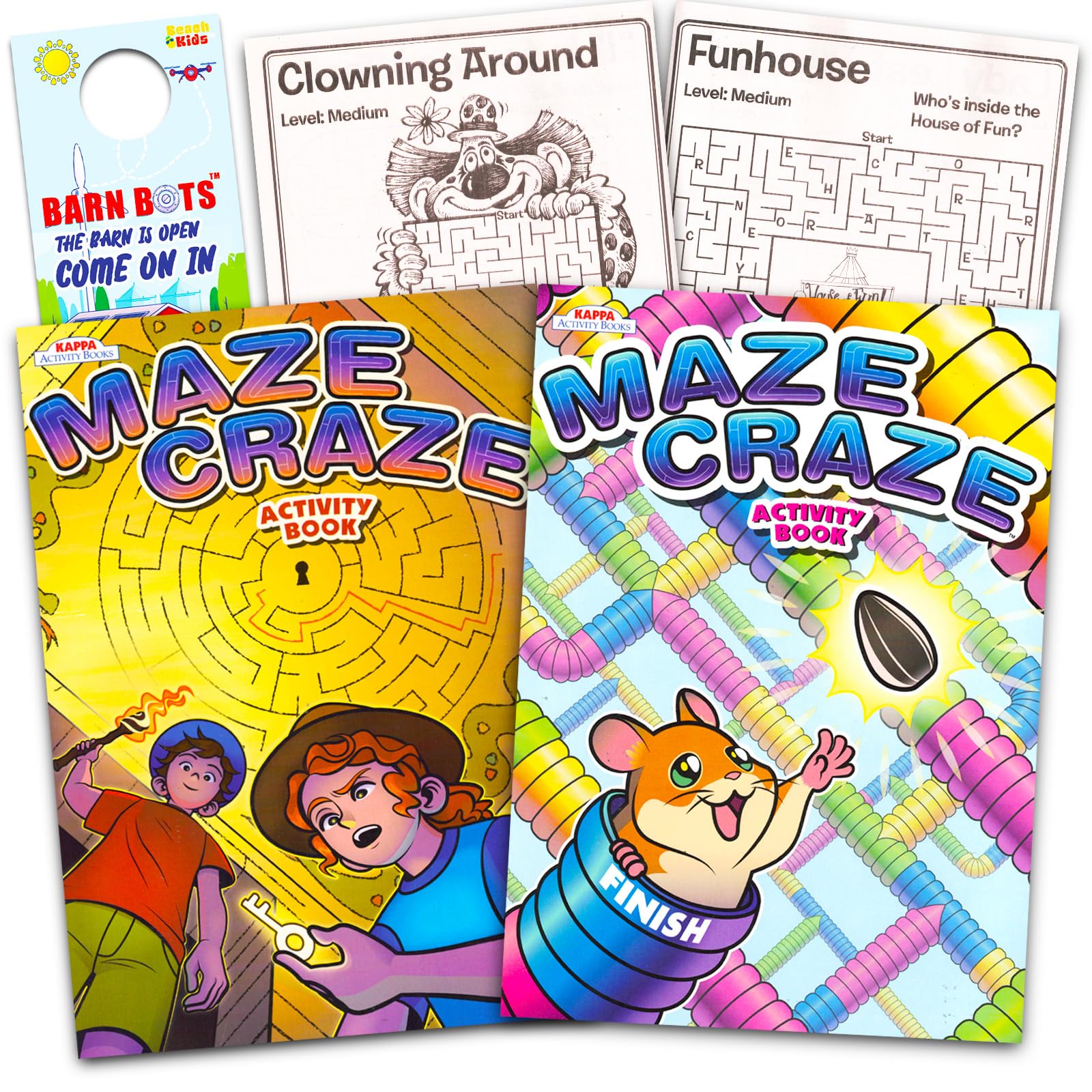 Maze Activity Book for Kids Ages 4-8 - Bundle with 2 Activity Books ...