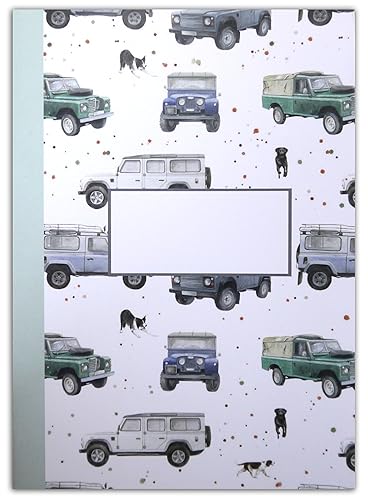 LAND ROVER DEFENDER "OFF ROADING" BIRTHDAY CARD by ALEX CLARK: Amazon ...