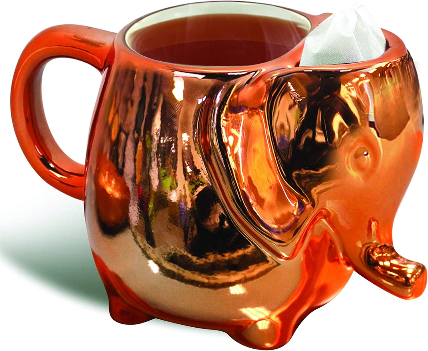 Amazon.com | Elephant Tea Mug 15 oz Copper: Teacups