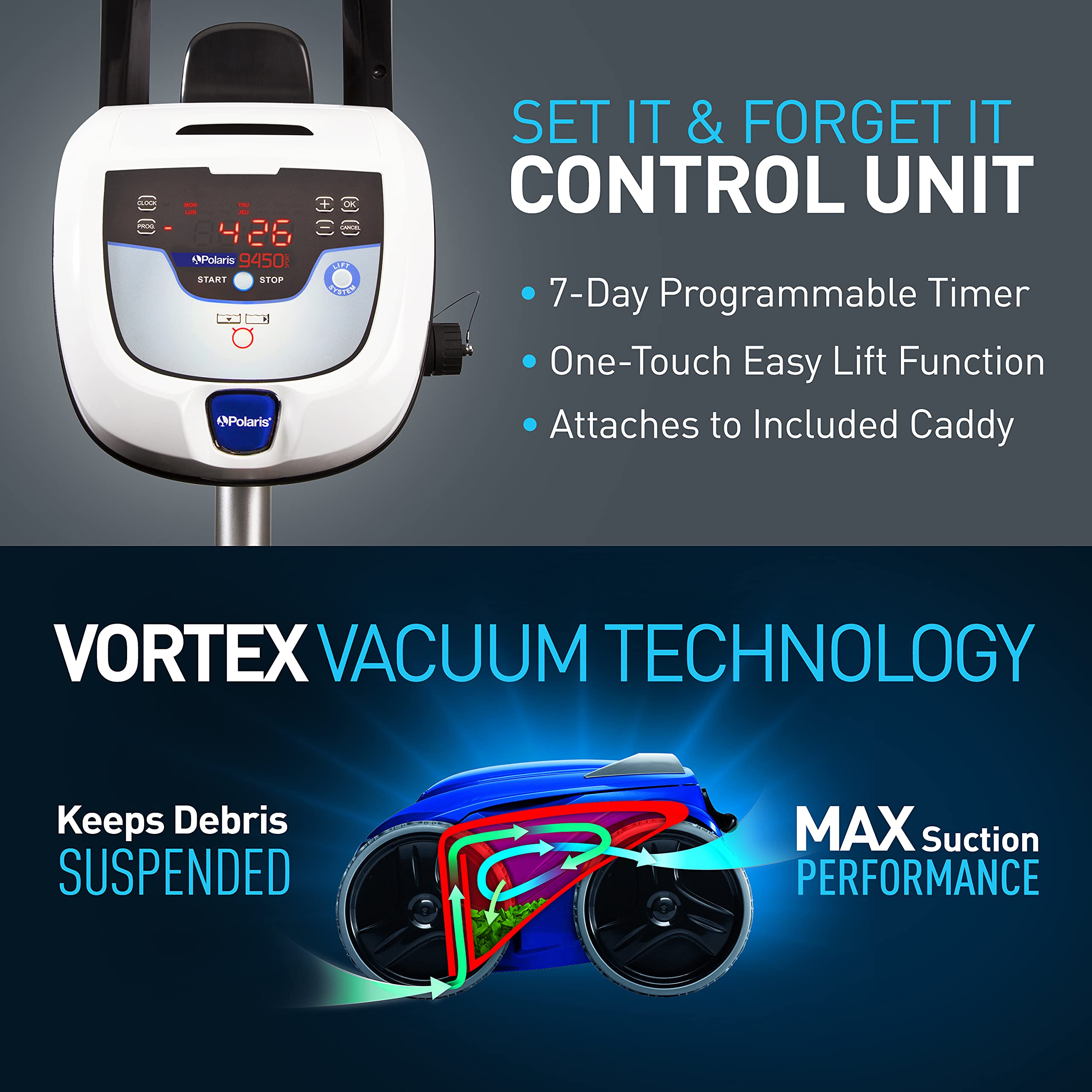Mua F9450 Sport Robotic In-Ground Swimming Pool Cleaner Vacuum 4-Wheel ...