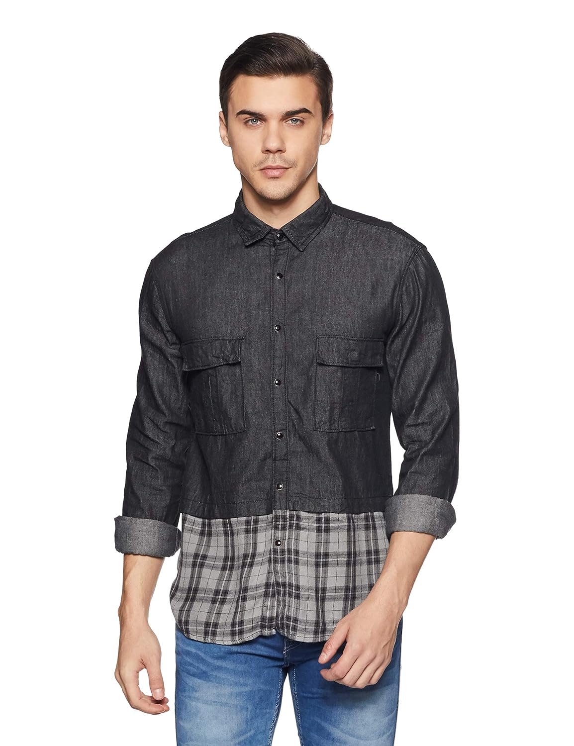 Buy Colt by Unlimited Men's Solid Regular Fit Casual Shirt at Amazon.in