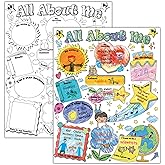 Amazon.com: 40 Packs All About Me Student Posters Star Student Poster ...