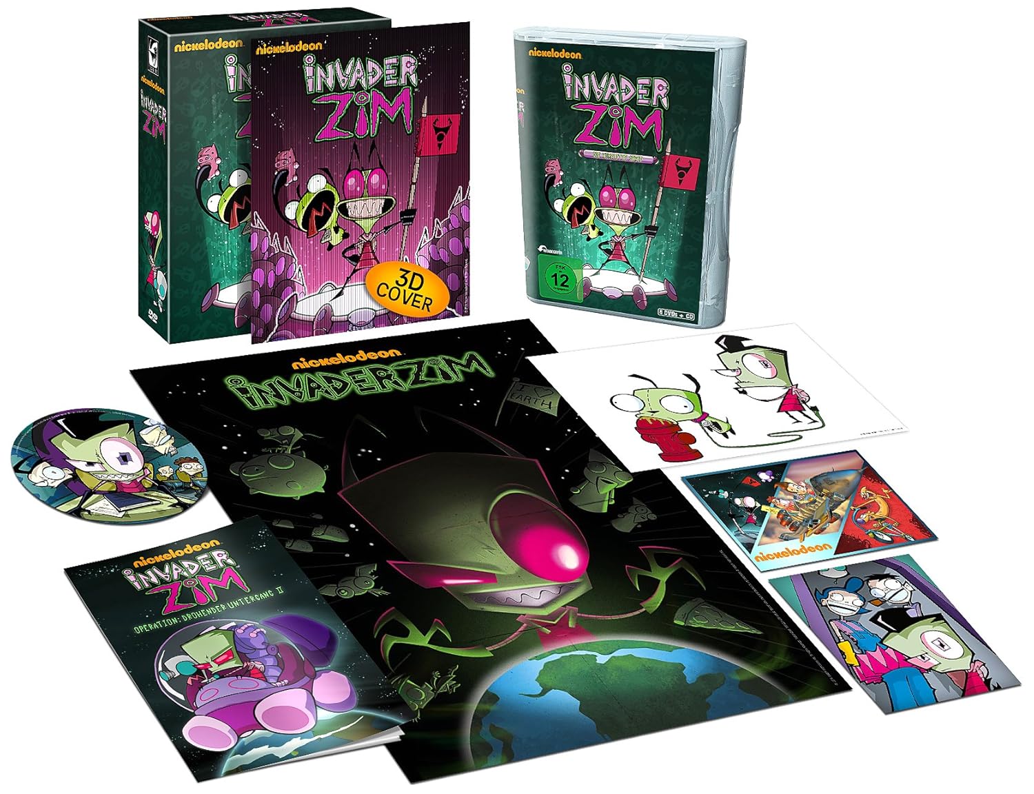 Invader Zim - Die komplette Serie Limitierte Deluxe Edition, 8 Discs ...