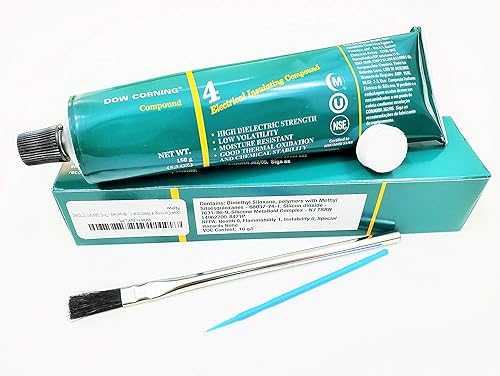 Dow Corning 4 Electrical Insulating Compound 5.3 Oz Tube with 2 ...