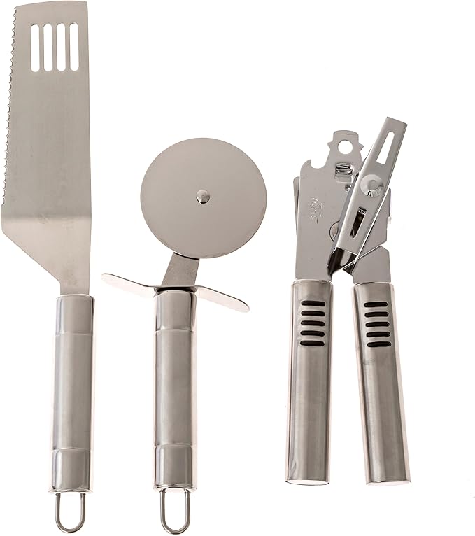 Amazon.com: Stainless Steel Kitchen Tools Set, 3Pcs: Kitchen & Dining