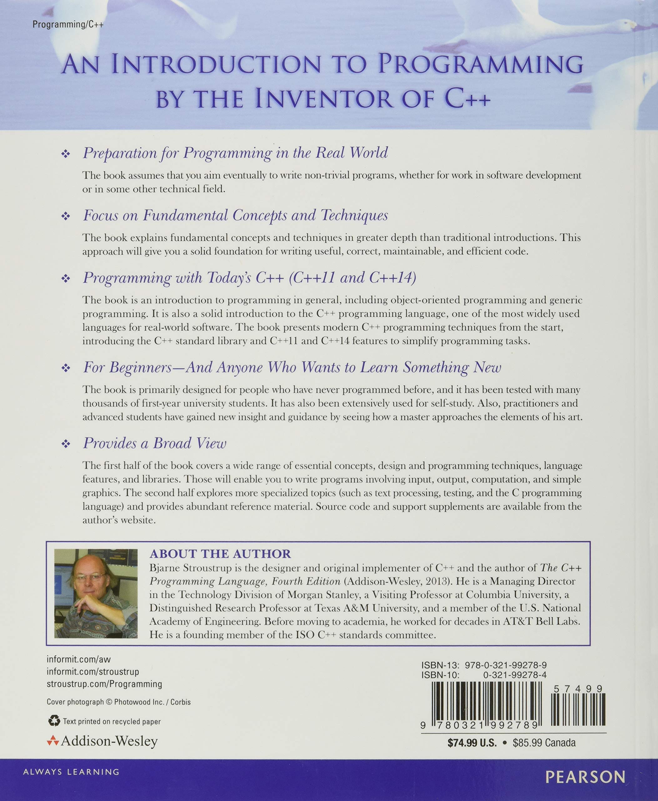 Mua Programming: Principles and Practice Using C++ (2nd Edition ...