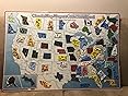 Amazon.com: Original U.S. State Magnet Set by Classic Magnets, 51-Piece ...