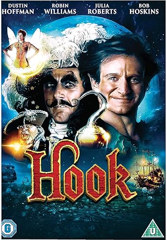 Hook [DVD] [2018]: Amazon.co.uk: Dustin Hoffman, Robin Williams, Julia ...