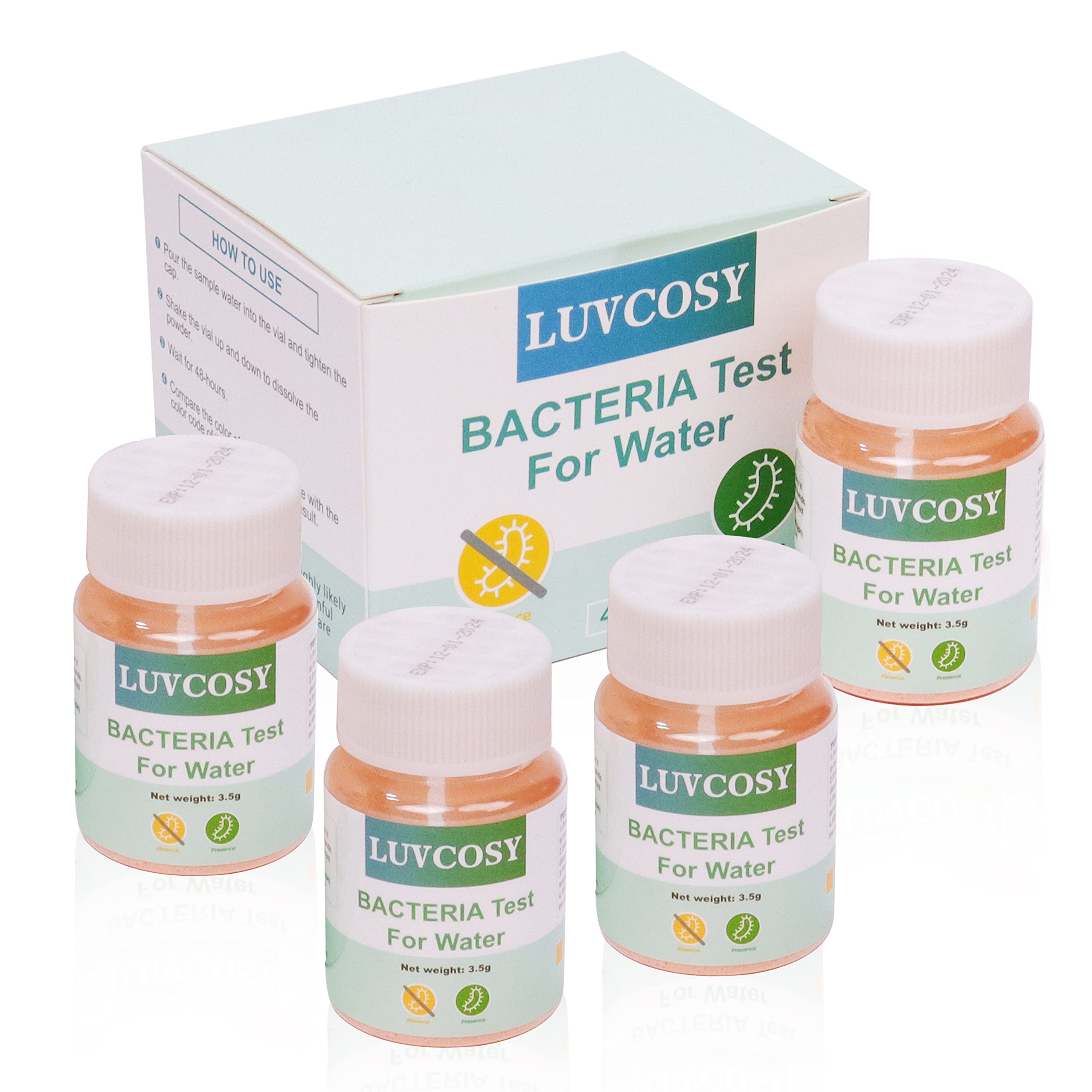 Mua Well Water Test Kit, 4 Bottles Coliform Bacteria Water Test Kit ...